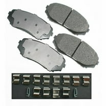 Akebono PRO-ACT Ultra-Premium Brake Pad Set, Ceramic Fits select: 2010 ...