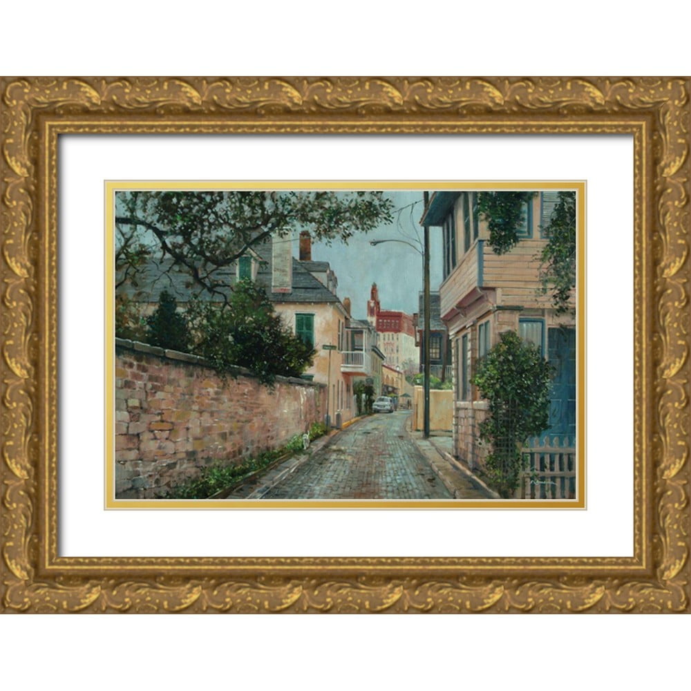 Bansemer, Roger 32x23 Gold Ornate Wood Framed with Double Matting ...