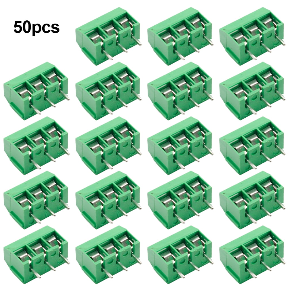 Conector Bloque Terminales PCB Tornillo KF301 Clavija Recta Paso 5 Mm ...