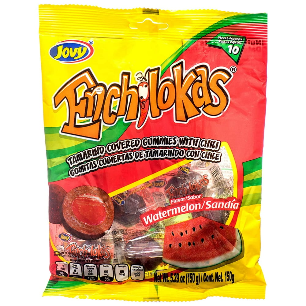 Jovy Enchilokas Watermelon Flavor Mexican Gummies (1 x 5.29 oz. Bag ...