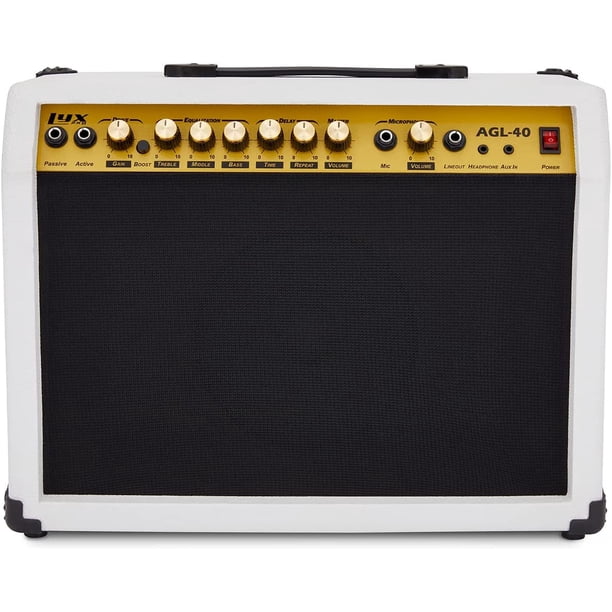Lyxpro Beginner Electric Guitar Amplifier with Built-in Speaker - 40 ...