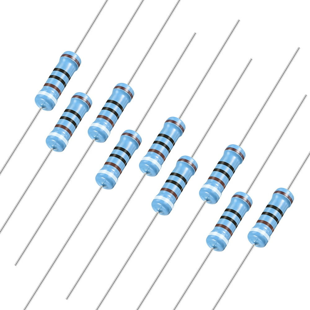 30pcs Metal Film Resistors 910 Ohm 2W 1%Tolerances 5Color Bands ...