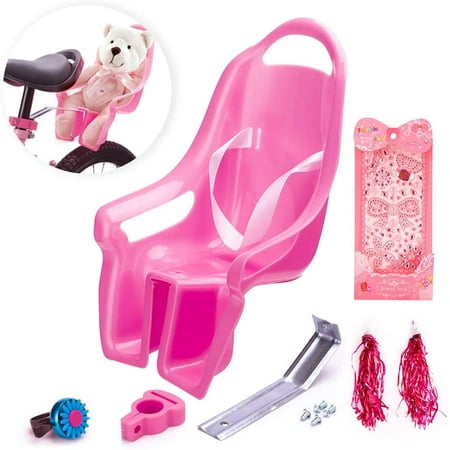 Universal Doll Bike Seat with Stickers DIY Decal Girls Kids Bike ...