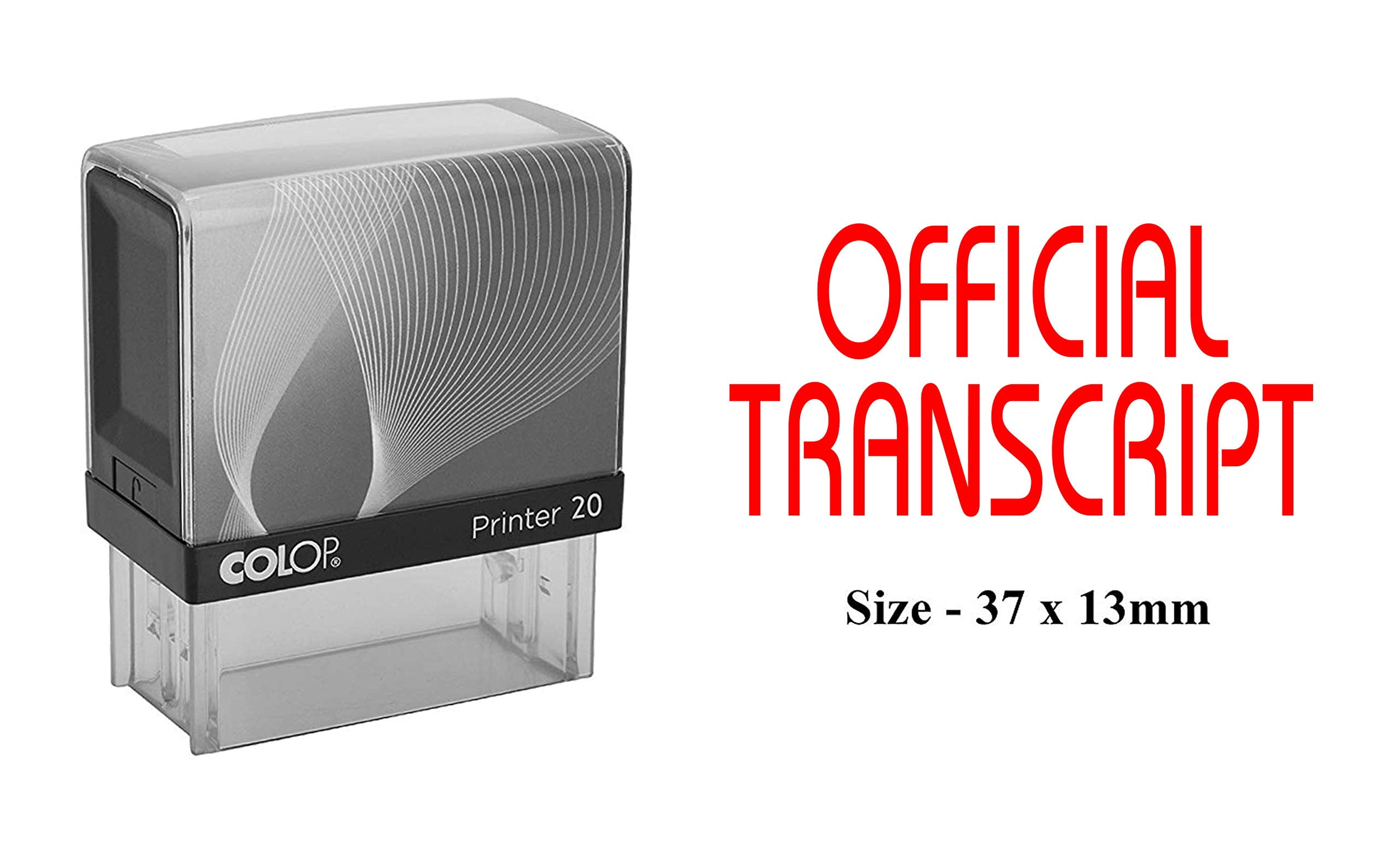 PrintValue Official Transcript COLOP 20 Stamp Self Inking Rubber Mouse ...