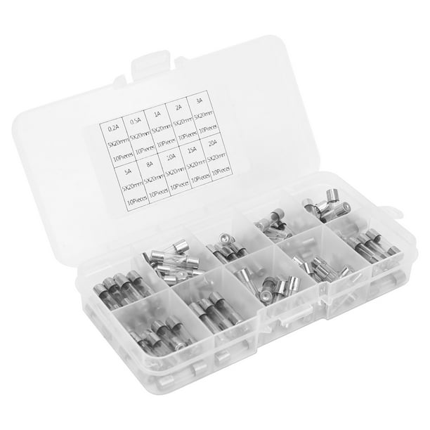 Glass Fuses Assorted Kit, Glass Stable Glass Tube Fuse, Complete ...