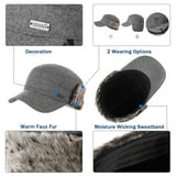 Men's Winter Trapper Newsboy Basecap with Ear Flaps Warm, Insulated ...