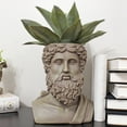 Esterno Greek God Zeus Planter Pot (Large Size); Garden Decor Statue ...