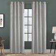 Loft Living Suez Contemporary Grommet Single Curtain Panel Room ...