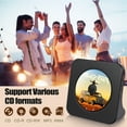 Portable CD Player with Bluetooth, Rechargeable CD player for Home ...
