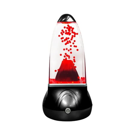 Flywake Savings Clearance 2023! LED Volcano Lamp,Red Lava Erupting,Mini ...