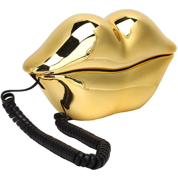Gold Lip Corded Office Landline Phone, Hotel Desk Landline Phone ...