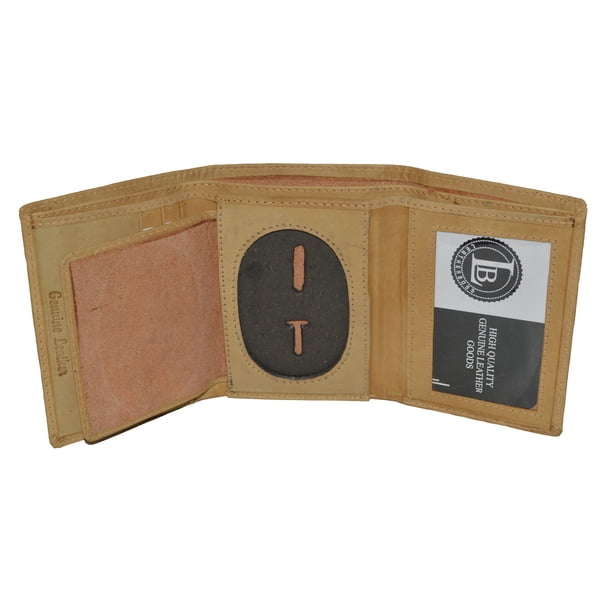 Police Badge ID holder wallet - Round/oval shape - by leatherboss ...