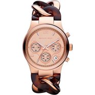 Michael Kors Women's Parker MK2280 Blue Leather Quartz Fashion Watch ...