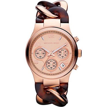 Michael Kors Original Wristwatch, Women's Wren Two-Tone Rose Gold and ...
