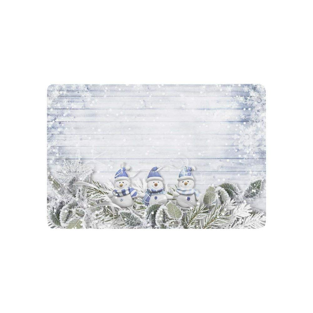CADecor Winter Holiday Door Mat Home Decor, Christmas Snowman Snow ...