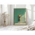 Affixzi Emerald Green Woman Reading Print-Green Wall Art, Library, Book ...