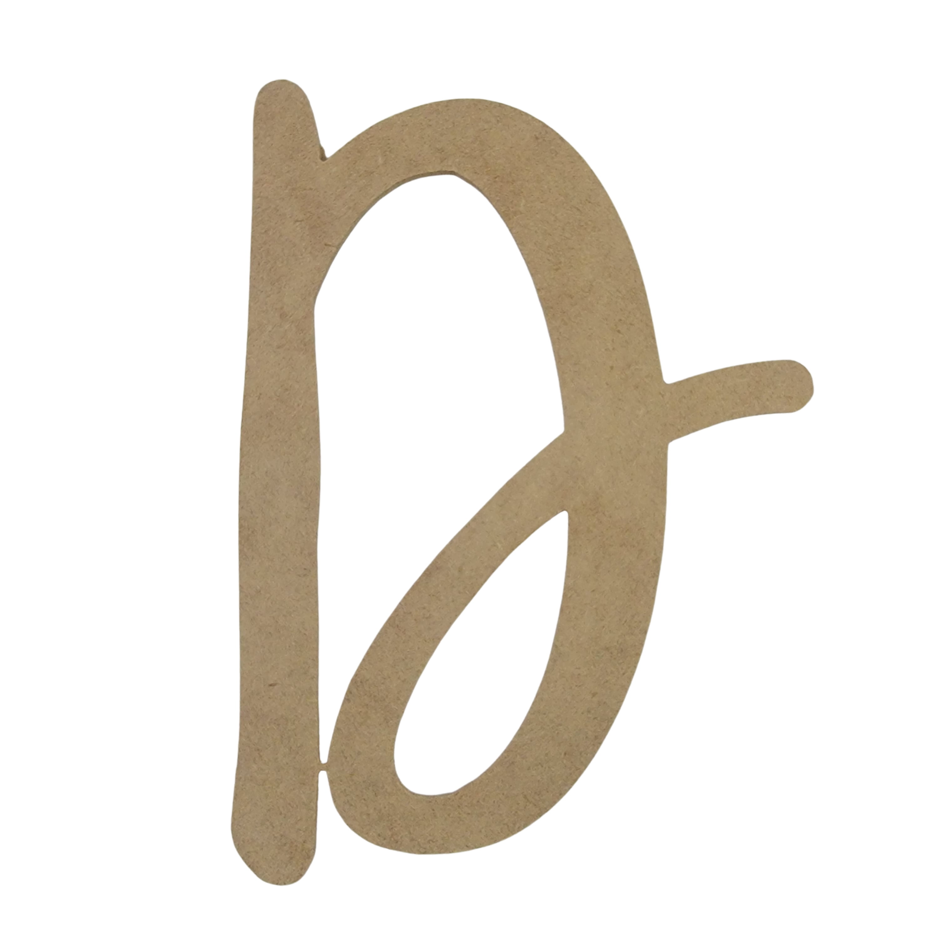 Wooden Letter Unfinished, Colleen Font, Craft Cutout - Walmart.com