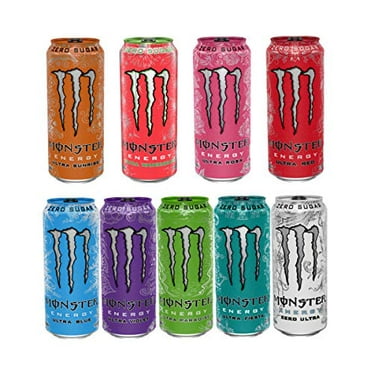 Monster Energy Ultra WSP Variety Pack, 16 Fluid Ounce (Pack of 24 ...