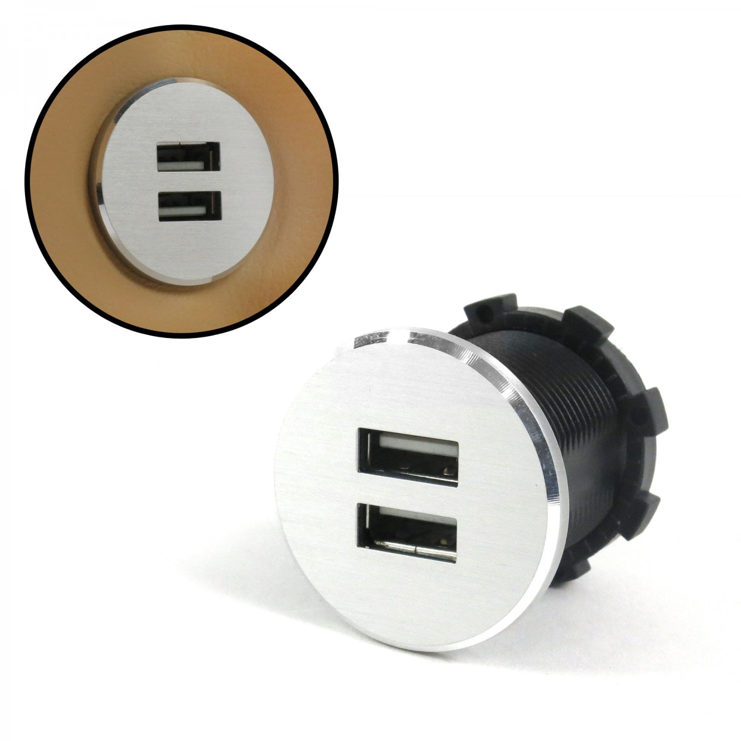 12v Car Cigarette Lighter Socket Splitter Dual Usb Charger Power