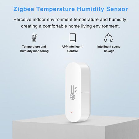 SHTUUYINGG Tuya Zigbee Temperature And Humidity Sensor Smart Home DetectorTuya Zigbee ...