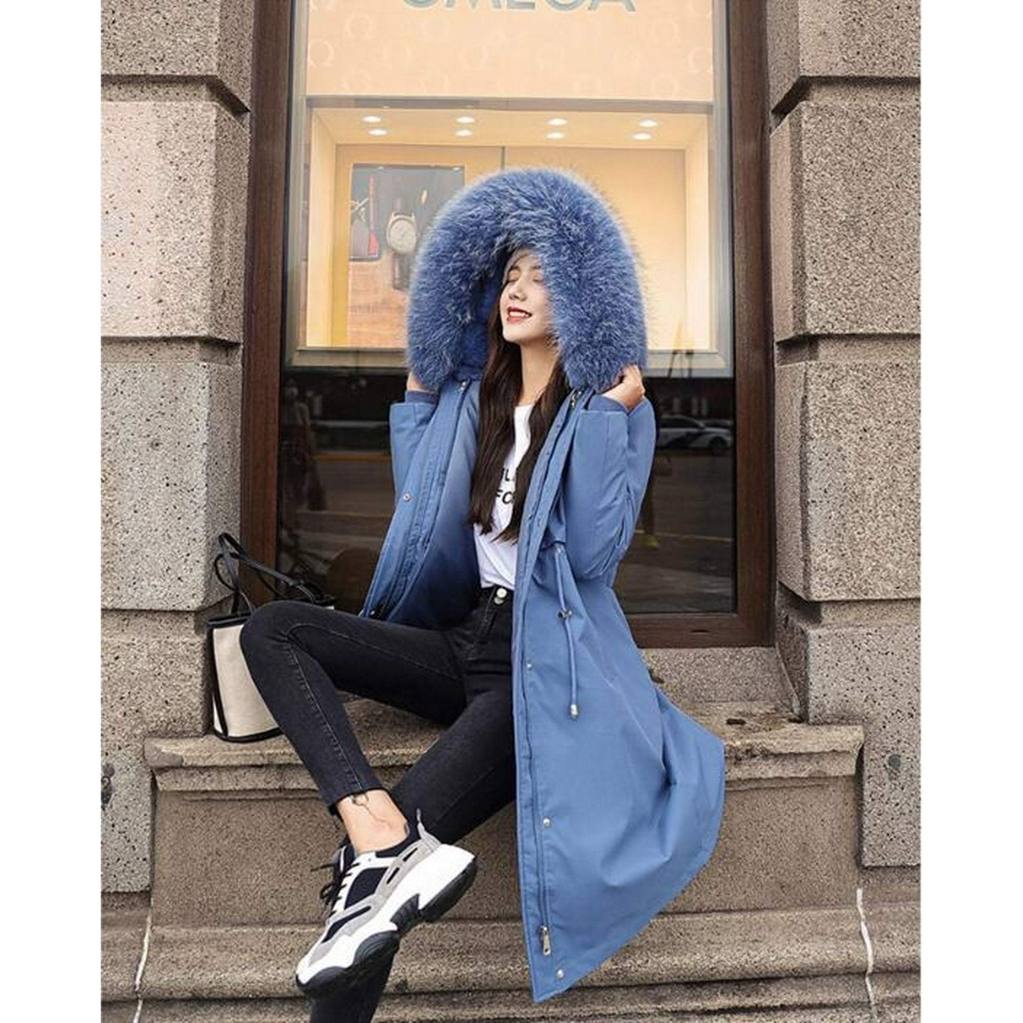 Click here for Damaie Winter Jacket Down Jacket Mid-Length Coat Q... prices