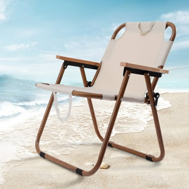 ARROWHEAD OUTDOOR Oversized Heavy-Duty Club Folding Camping Chair w ...