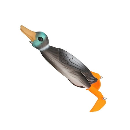 False Bait Lifelike Lightweight Surface Duck Lure with Sliding Plastic ...