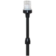 Attwood All-Round Pole Light with Fixed Base, 8", Anti Glare - Walmart.com