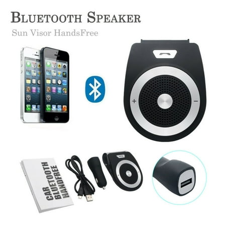 Top-Max Car Bluetooth Speaker Kit Wireless Hands Free Phone Answering ...
