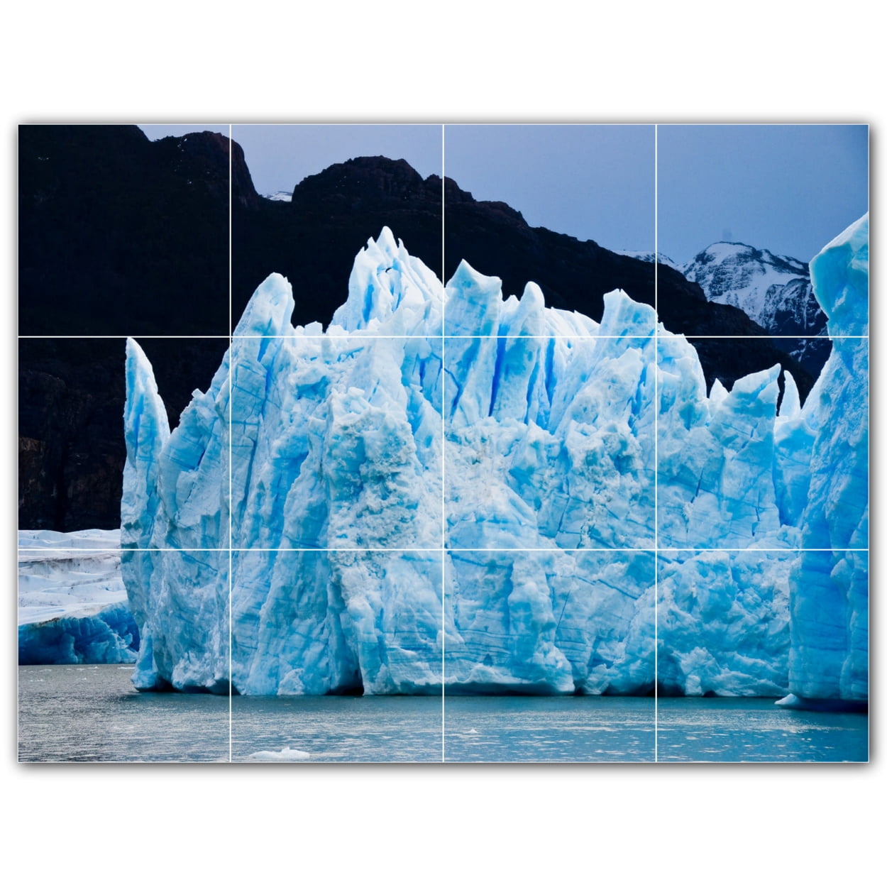 Picture-Tiles.com: Glacier Ceramic Tile Wall Mural WAL500734-43M. 24"W ...