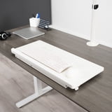 VIVO White Ergonomic Heavy-Duty Scissors Lift Keyboard and Mouse Riser ...