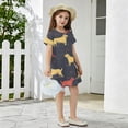 BZSMCE Short Sleeve dress Dress Casual Cotton Dresses-Retro Dog ...