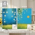 kitchen towels summer A field of daisies with a blue sky in the ...