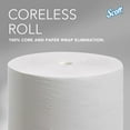 Essential Coreless High-Capacity Standard Roll Toilet Paper, Bulk ...