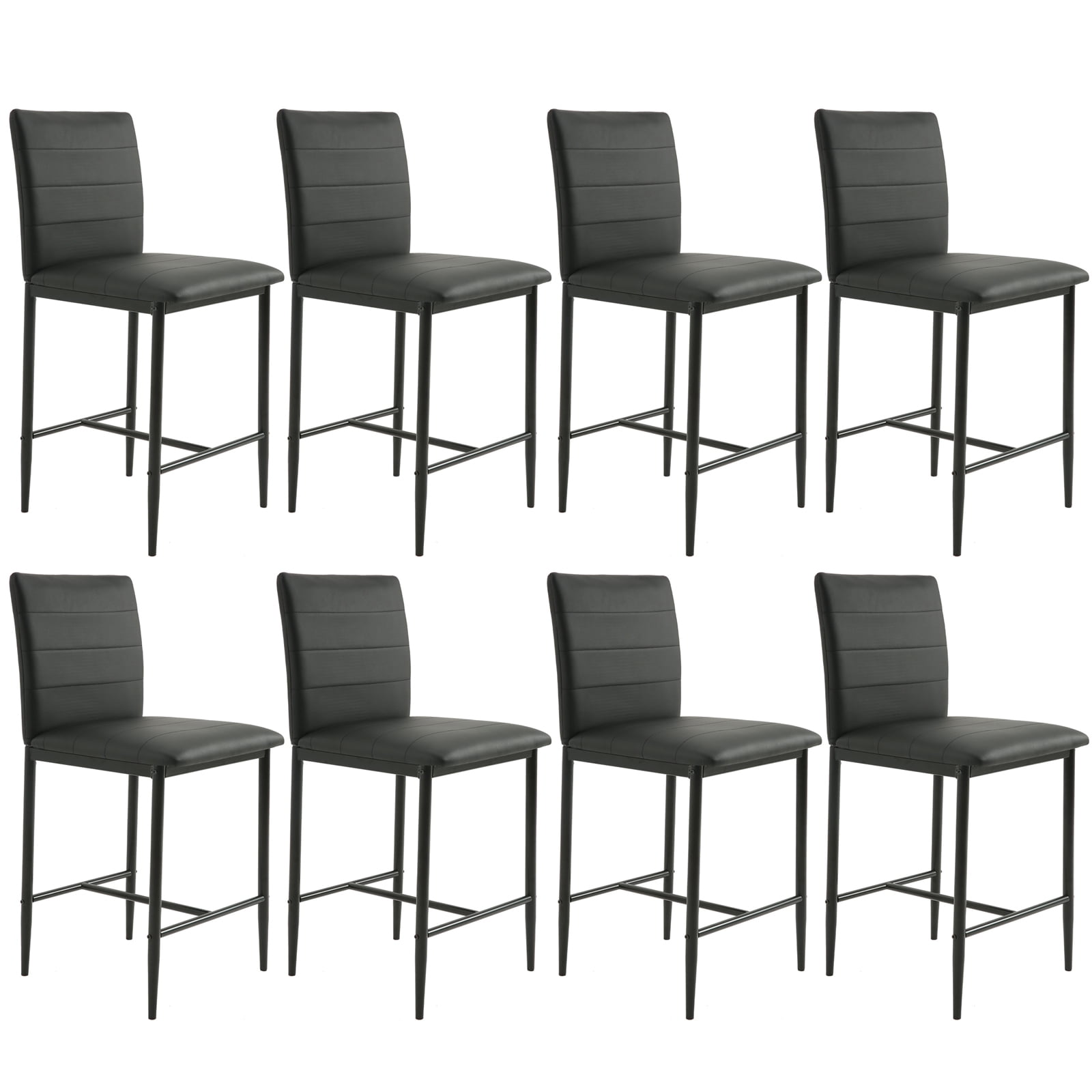 Omni House Counter Height Bar Stools Set of 8,Modern Counter Stools ...