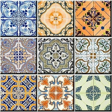 Italian Retro Tile Wedding Favors Tile Edible Cake topper fits 1/4 ...