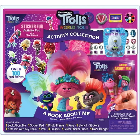 Trolls World Tour DreamWorks 100-Piece Activity Set AS48253 | Walmart ...