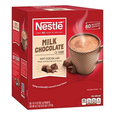 Nestle Hot Chocolate Packets, Hot Cocoa Mix, Rich Chocolate Flavor ...