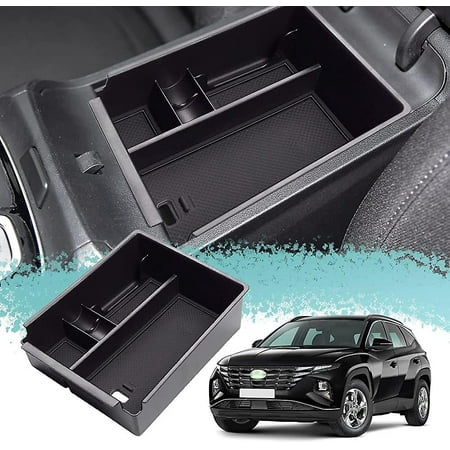 Nx4 2021 Car Storage Box Center Console Organizer Armrest Tray Storage ...