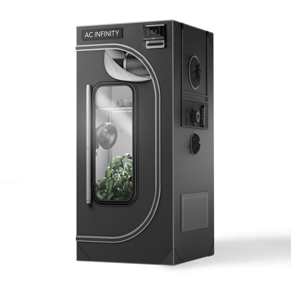 VIVOSUN S538 Hydroponic Grow Tent, 60"x32"x80" with Light, Observation ...