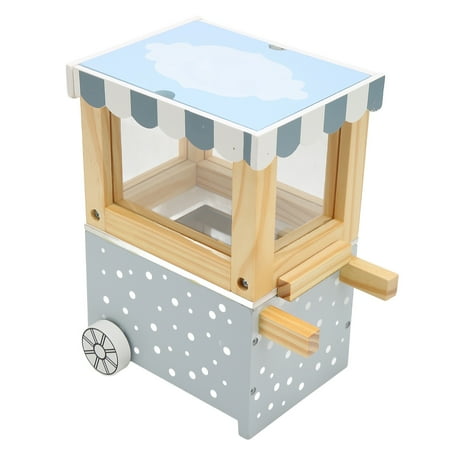 Mini Popcorn Machine, Hard Texture Wood Material Wooden Popcorn Machine ...