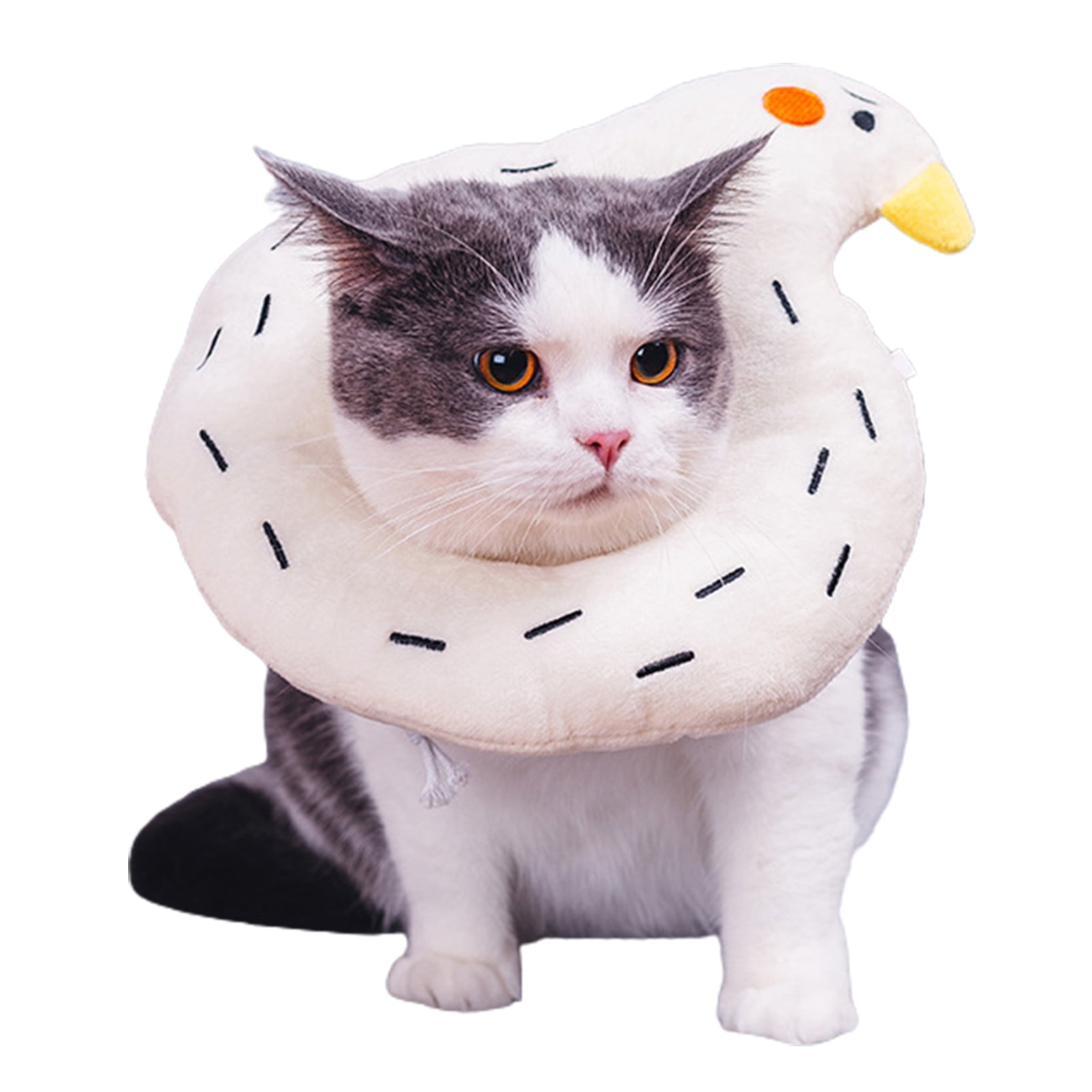 Bobasndm Post Surgery Cat Cone, Soft Pet Recovery Cones for Kitten ...