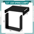 4 Pcs Leaf Spring Clamp Kit Leaf Springs Up To 2.5” Wide Lock Leaf ...