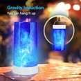LED Flame Effect Lantern USB Rechargeable 4 Modes Flickering Candle ...