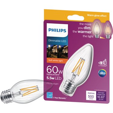 Philips LED Light Bulb, A19, Yellow, 60 WE - Walmart.com