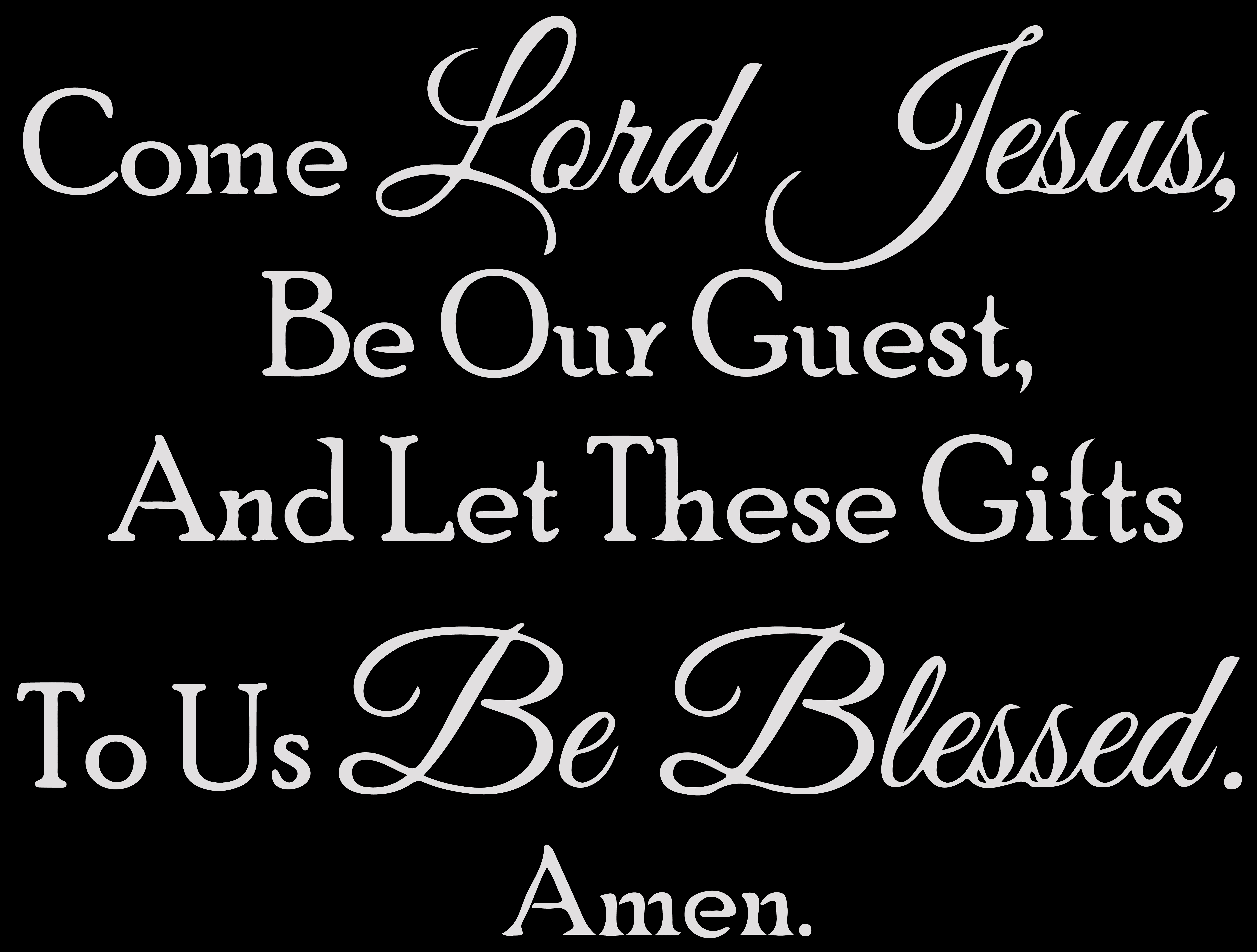 Amen Come Lord Jesus