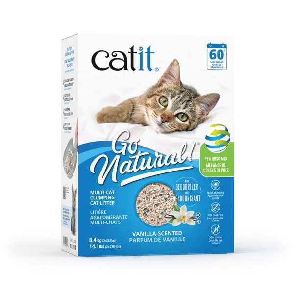 Click here for Catit Go Natural! Pea Husk Mix Multi-Cat Clumping... prices