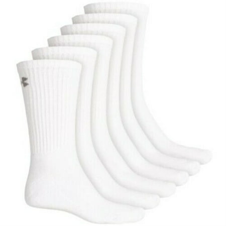 Under Armour - Under Armour Adult Performance Heatgear Crew Socks 6 ...