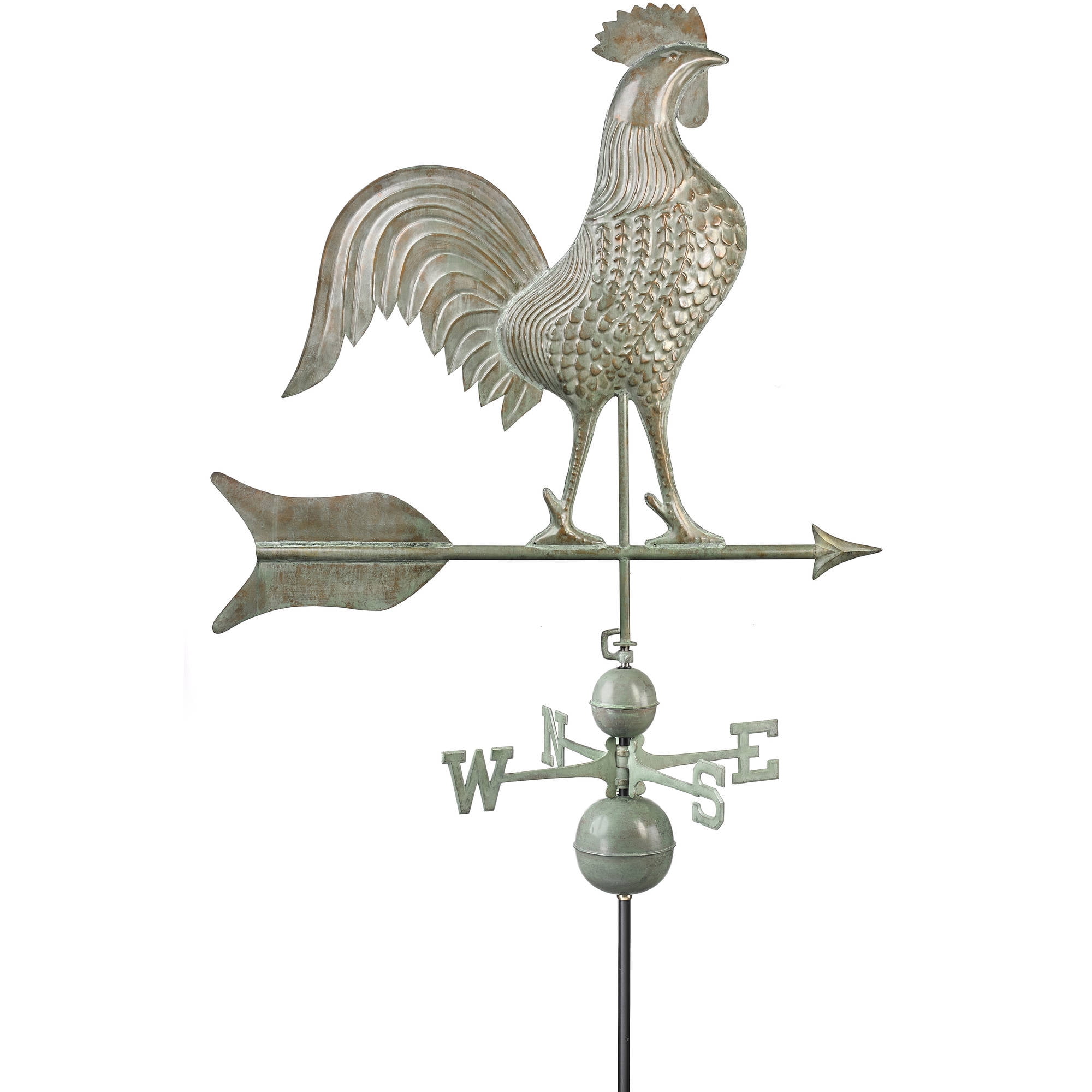 Barn Rooster Estate Weathervane - Blue V - Walmart.com