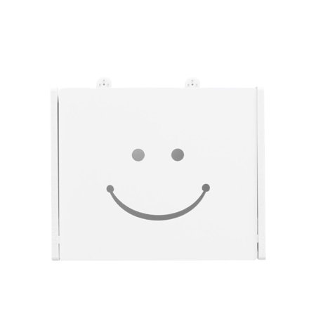 WiFi Router Storage Box Hanging Network Set-Top Case White WiFi Router ...